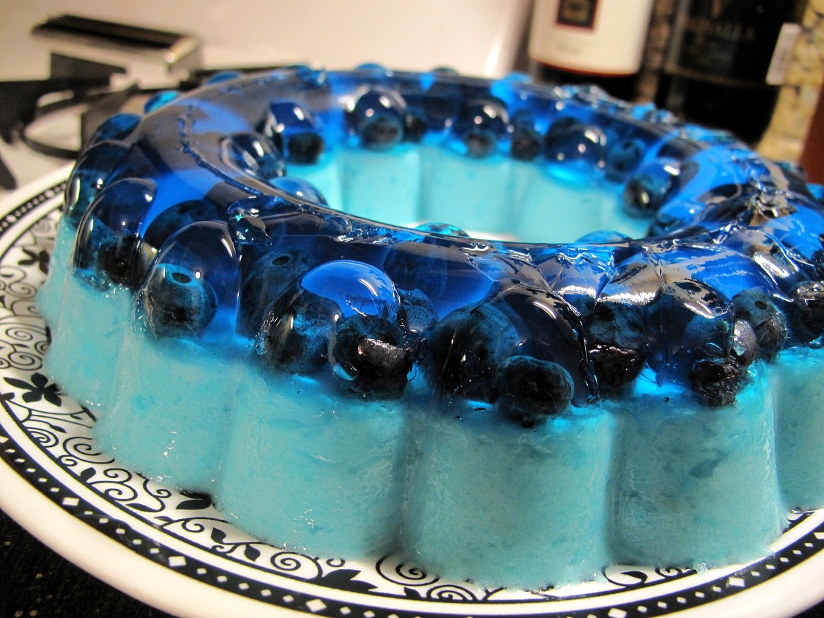 Blueberry Yogurt Jello – The Jello Mold Mistress