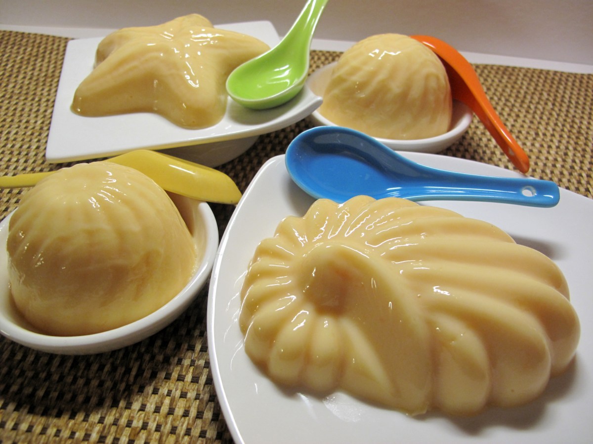 Dim Sum Mango Pudding – The Jello Mold Mistress
